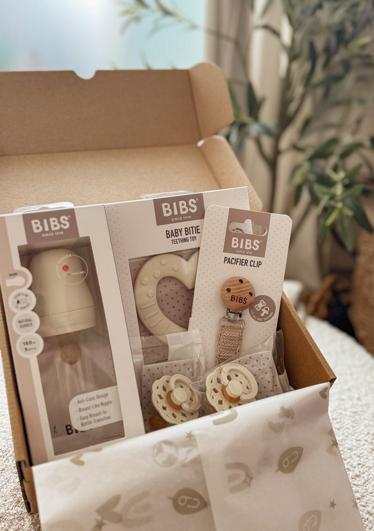 BIBS Infinity Symmetric Pacifier - Ivory - Silicone