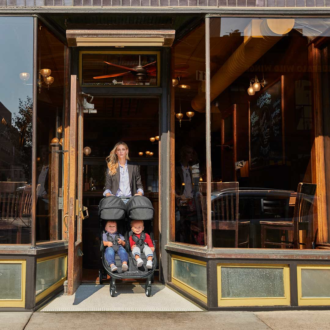 Baby Jogger City Tour 2 Double Pushchair + Carrycot Bundle - Pitch ...