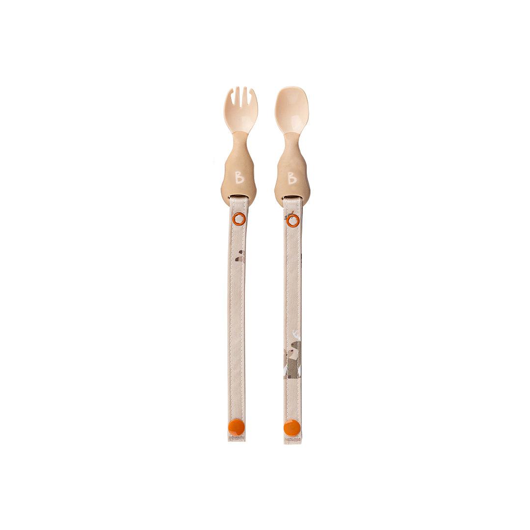 Bibado Handi No Drop Baby Cutlery - Fawn