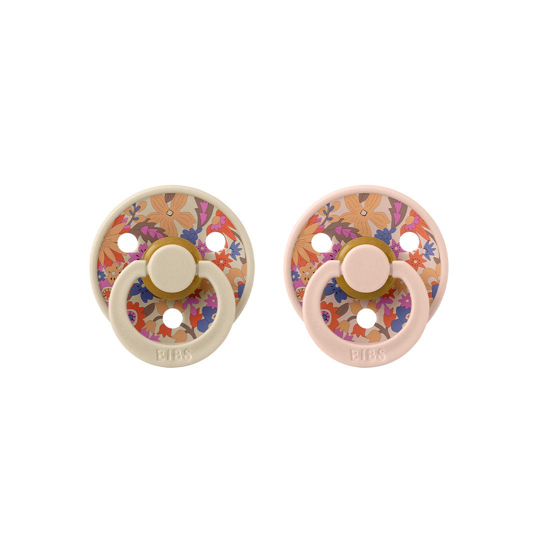 BIBS X LIBERTY Colour Latex Pacifier - 2 Pack - Blush Mix - June ...