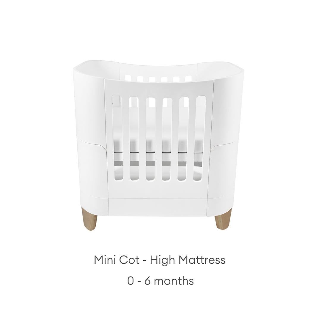 Gaia Baby Serena Mini Cot Bed - White