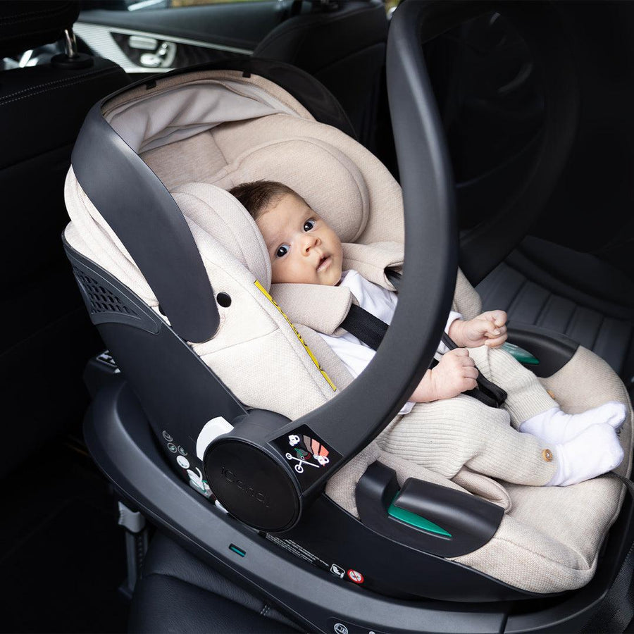 iCandy Cocoon Infant Car Seat + Base - Dark Grey | Natural Baby Shower