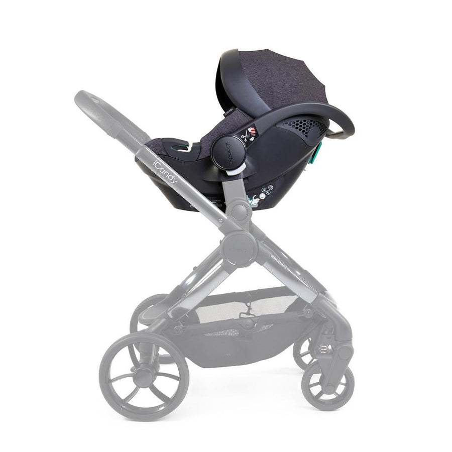 iCandy Cocoon Infant Car Seat + Base - Dark Grey