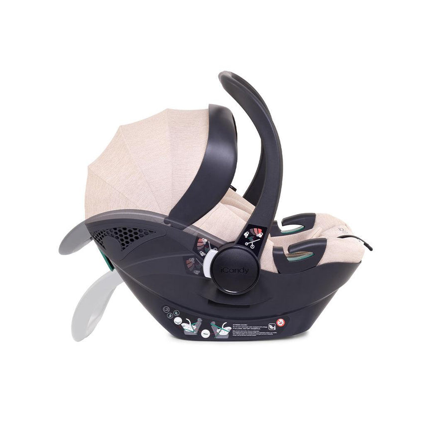iCandy Cocoon Infant Car Seat + Base - Black | Natural Baby Shower