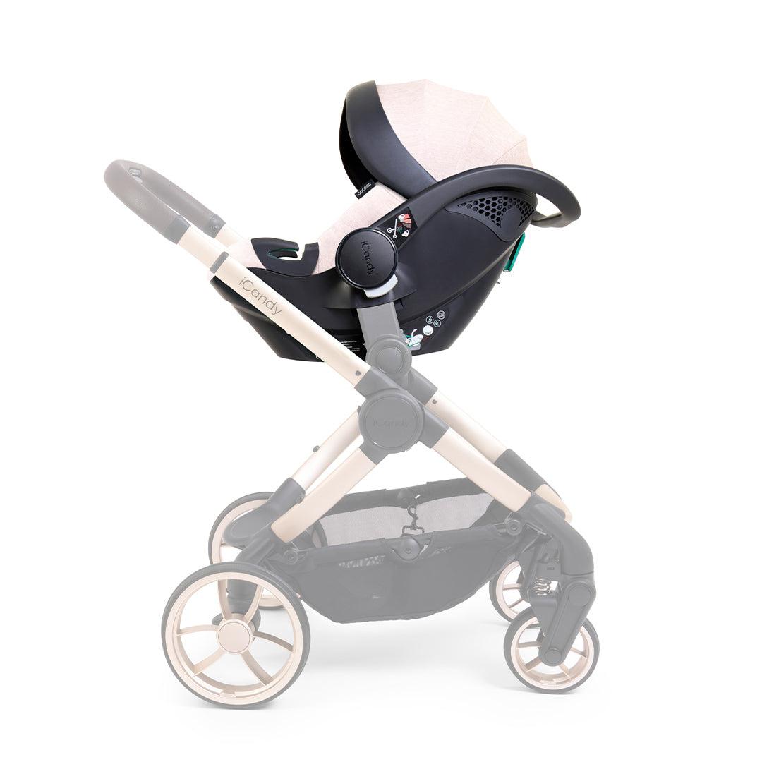 iCandy Cocoon Infant Car Seat + Base - Latte