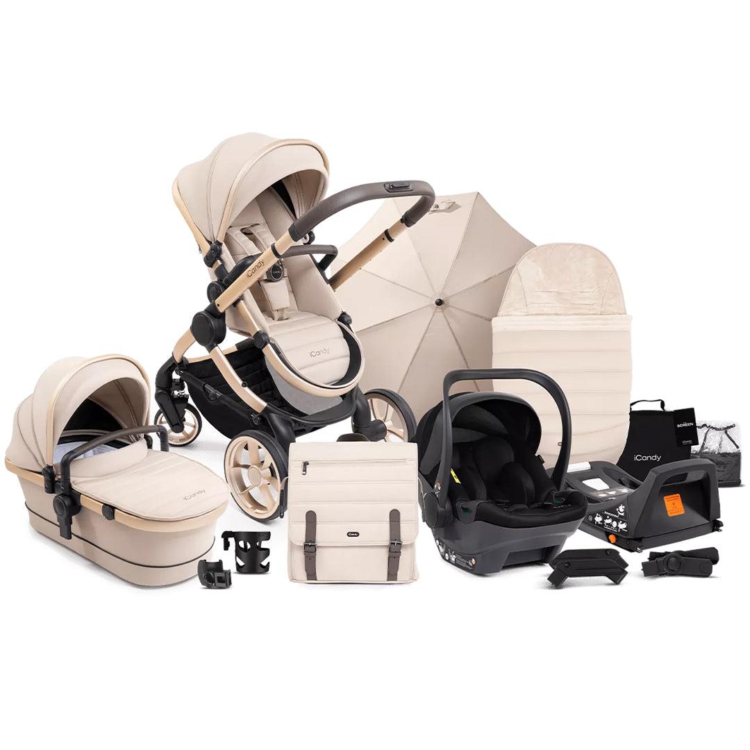 iCandy Peach 7 Complete Travel System with iCandy Cocoon | Natural Baby ...