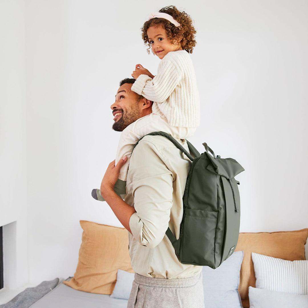 Lassig Rolltop Backpack - Olive Changing Bags | lequipe228.com