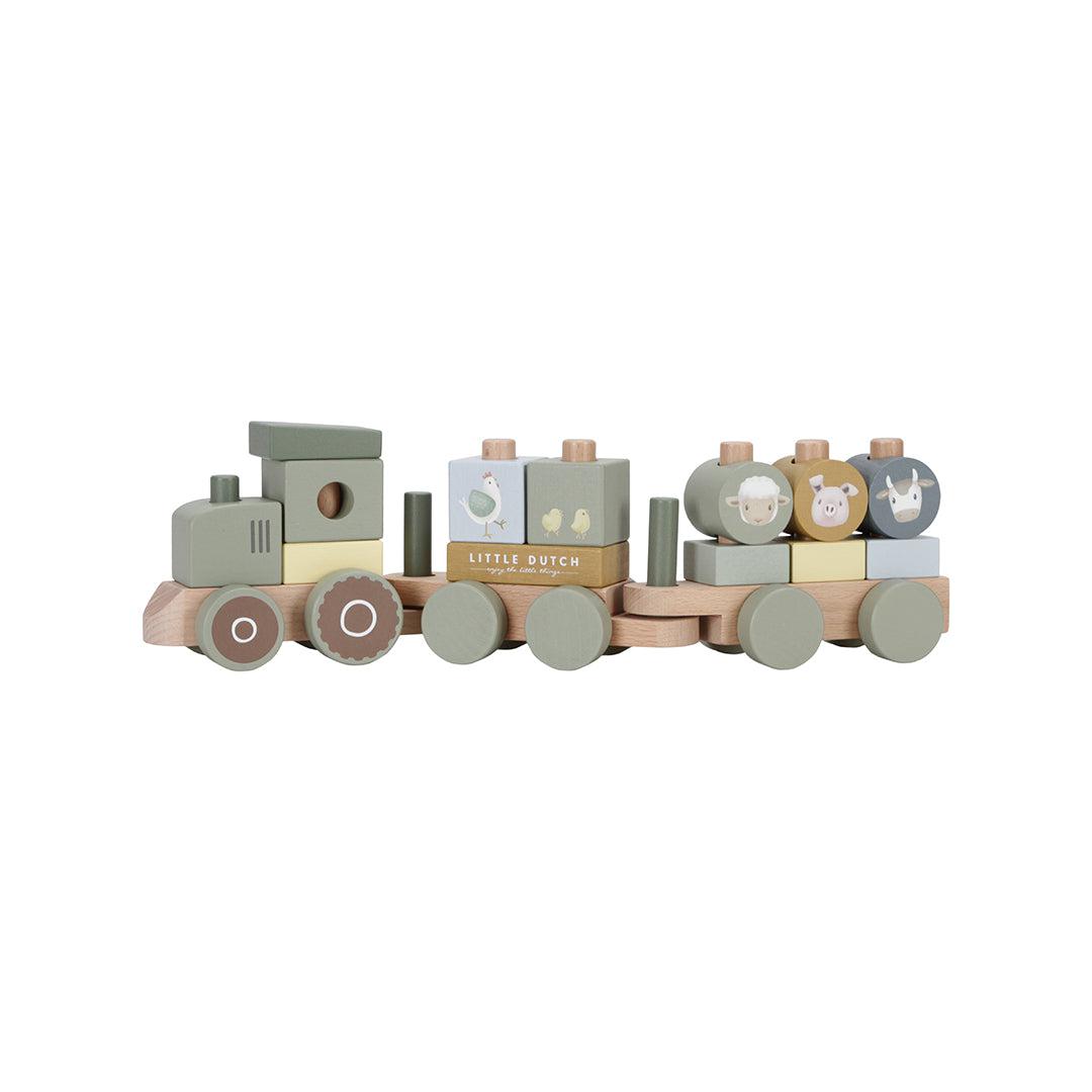 Little Dutch Stacking Train - Little Farm - Tractor
