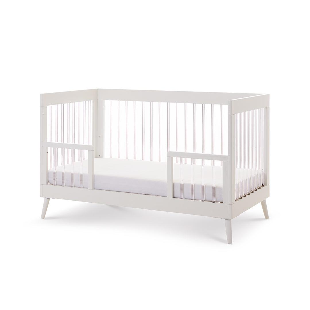 Obaby Maya Cot Bed - Scandi White + Acrylic