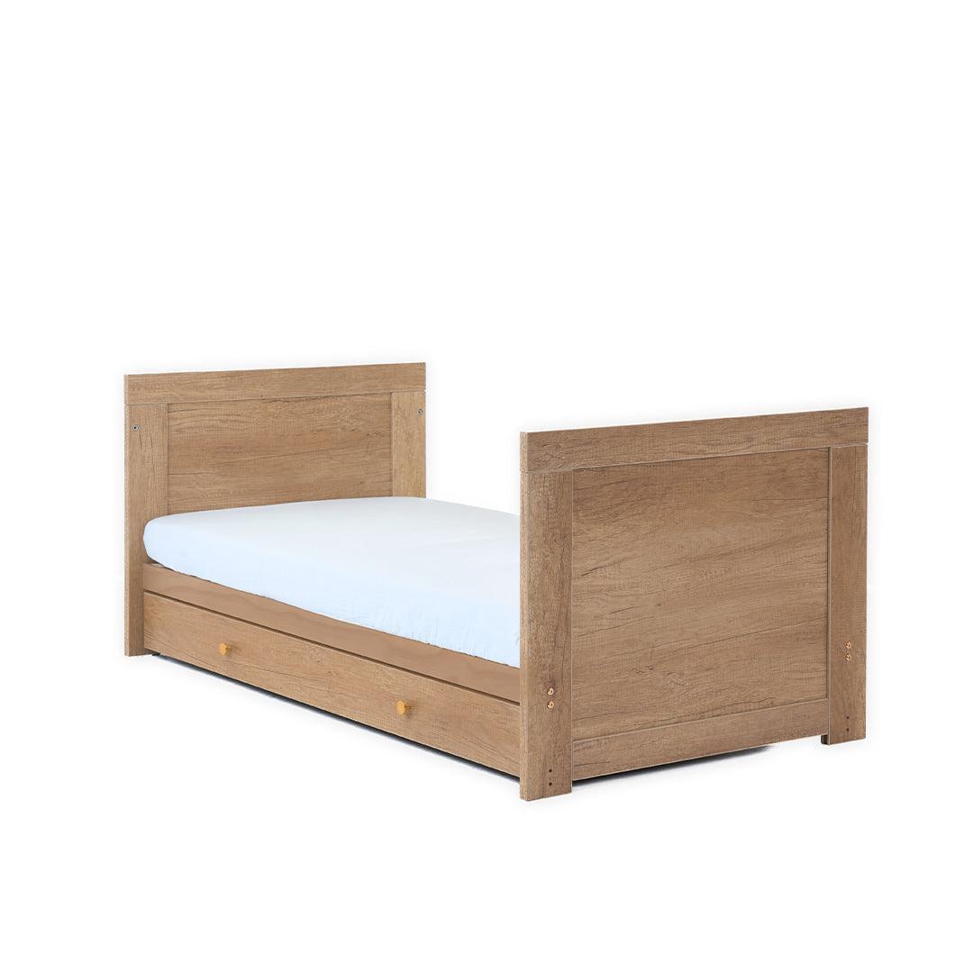 Obaby Nika Cot Bed & Under Drawer - Oak