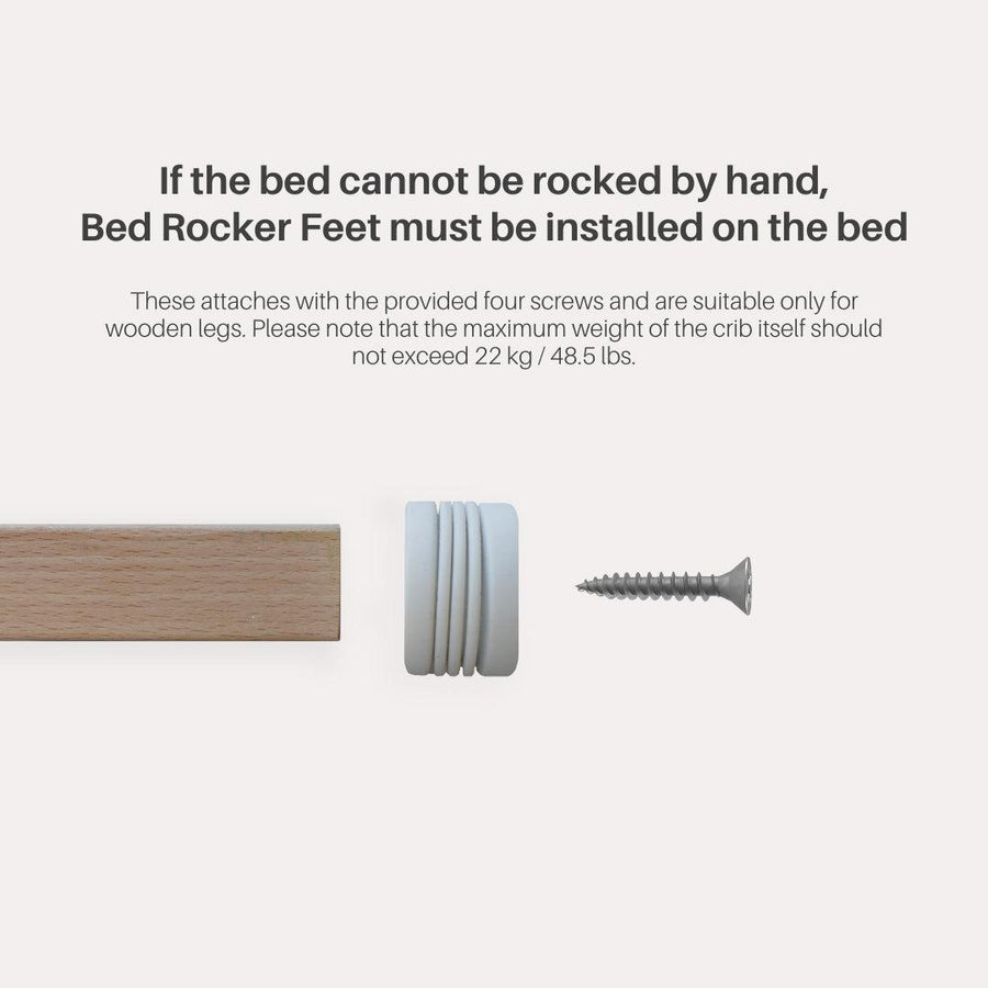 Sleepytroll Bed Rocker Feet | Natural Baby Shower