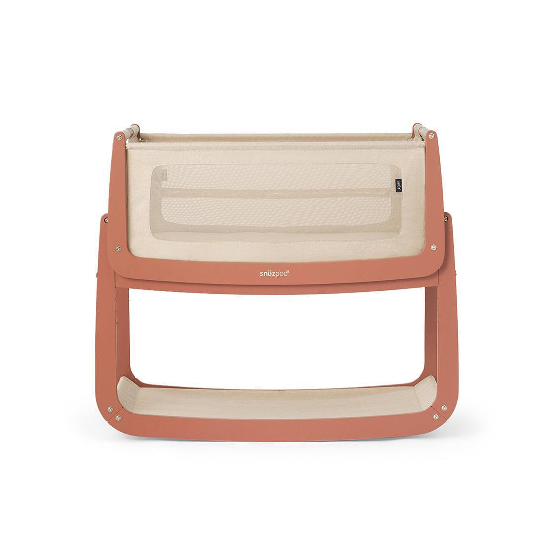 SnuzPod 5 Bedside Crib - Terracotta Bedside Cribs | Co-sleeping ...