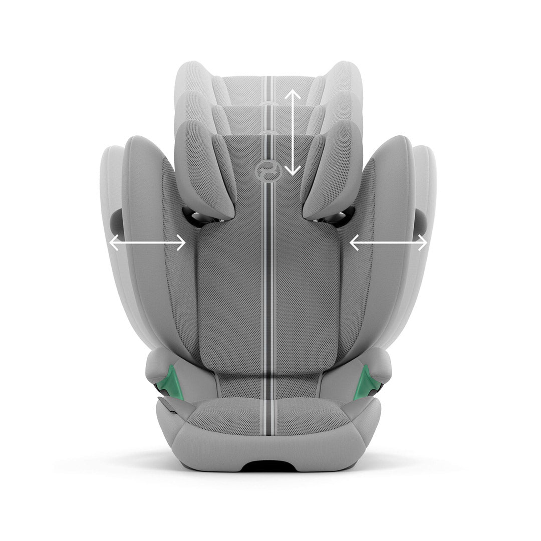 CYBEX Solution G2 Plus Car Seat - Stone Grey | Natural Baby Shower