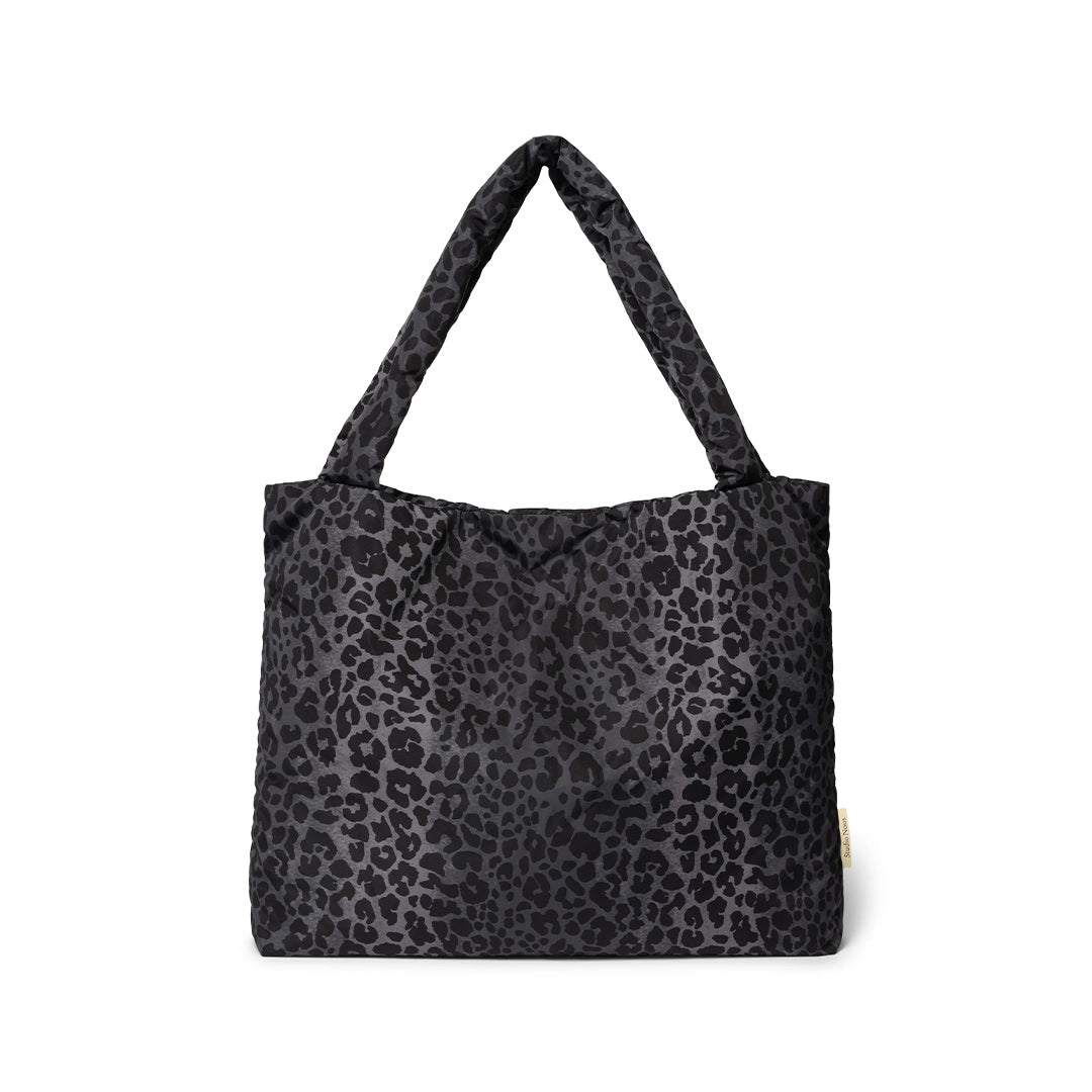 Studio Noos Antra Leopard Puffy Mom Bag - Dark Grey Travel | Out | abbs ...