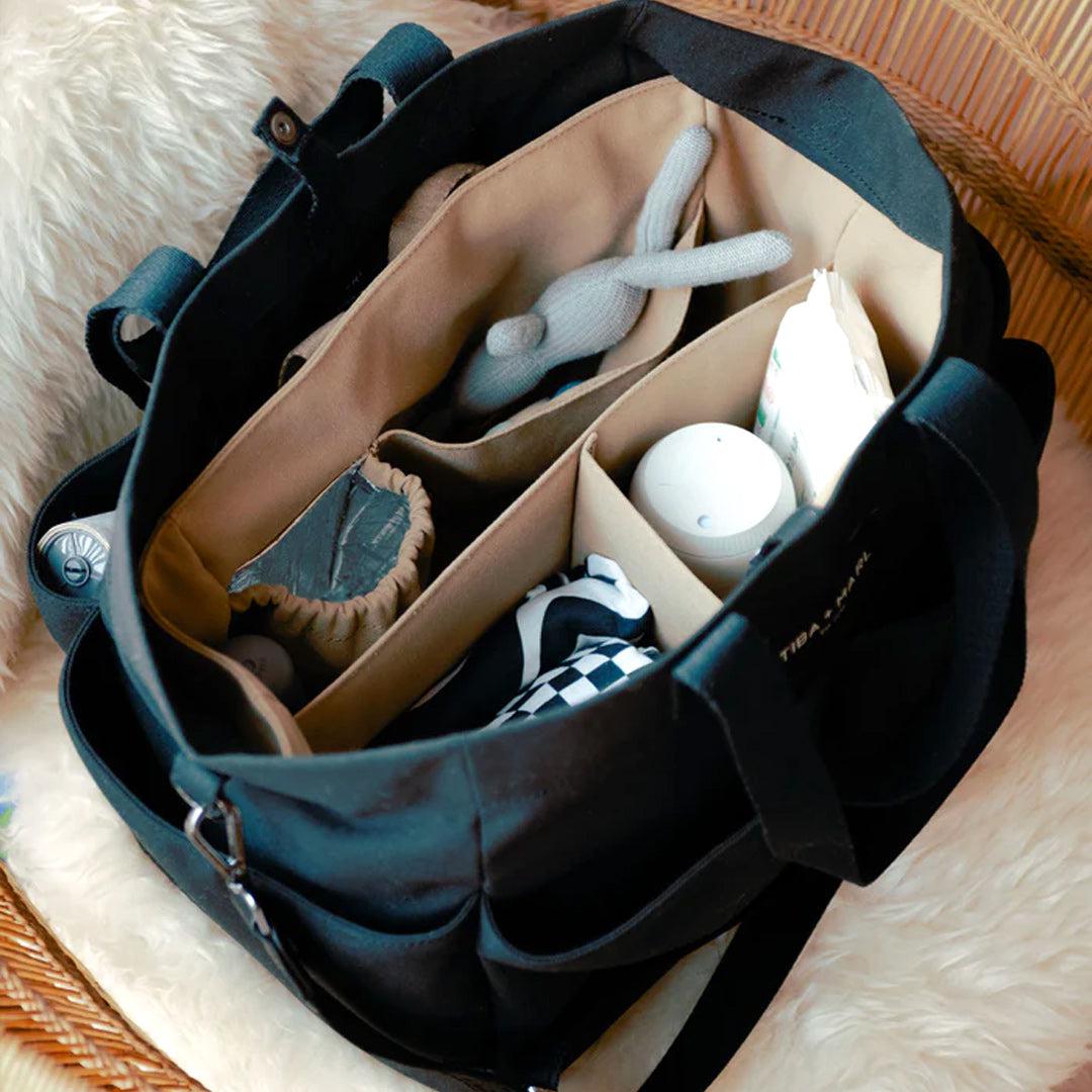 TIBA + MARL Canvas Pocket Tote - Black