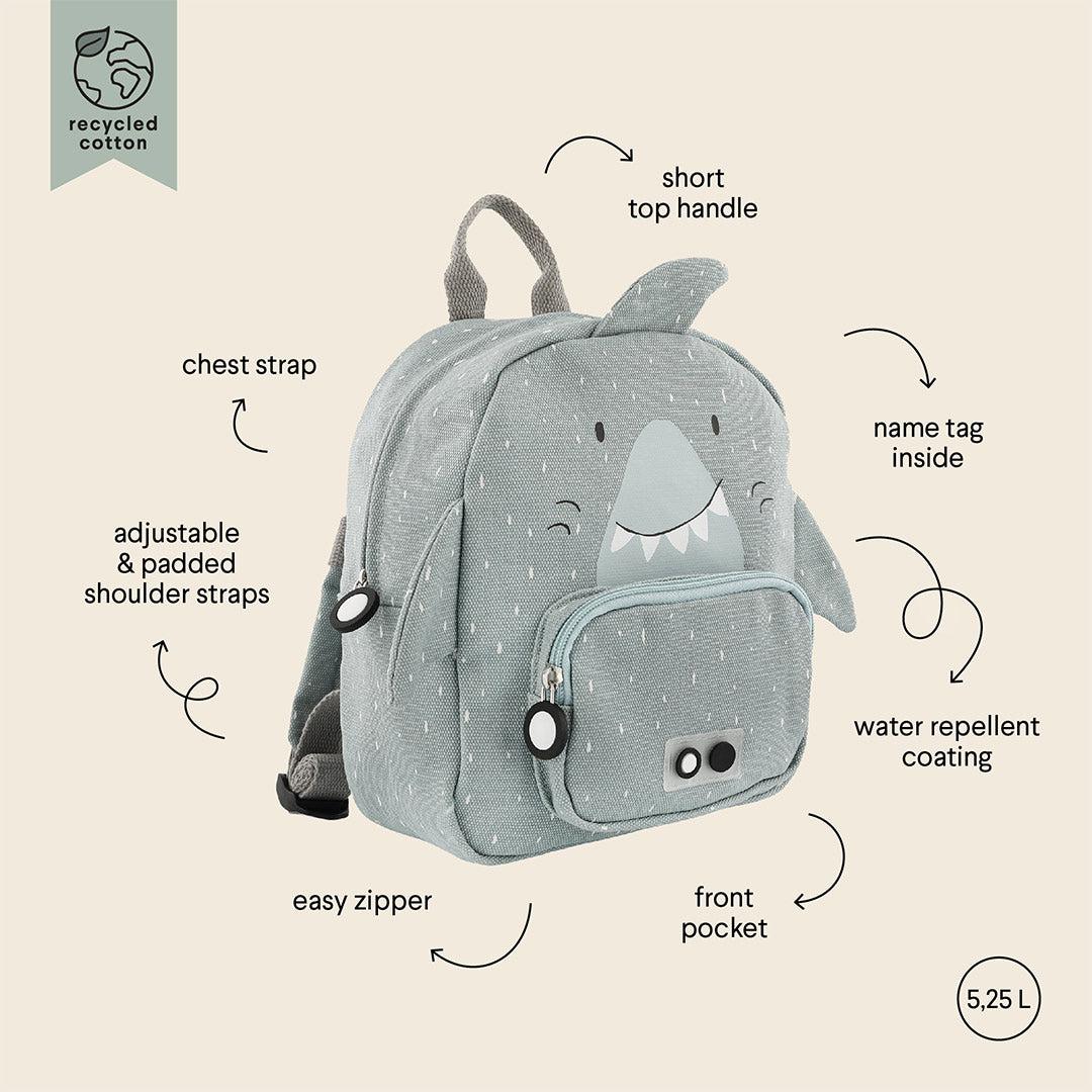 Trixie Small Backpack - Mr Shark