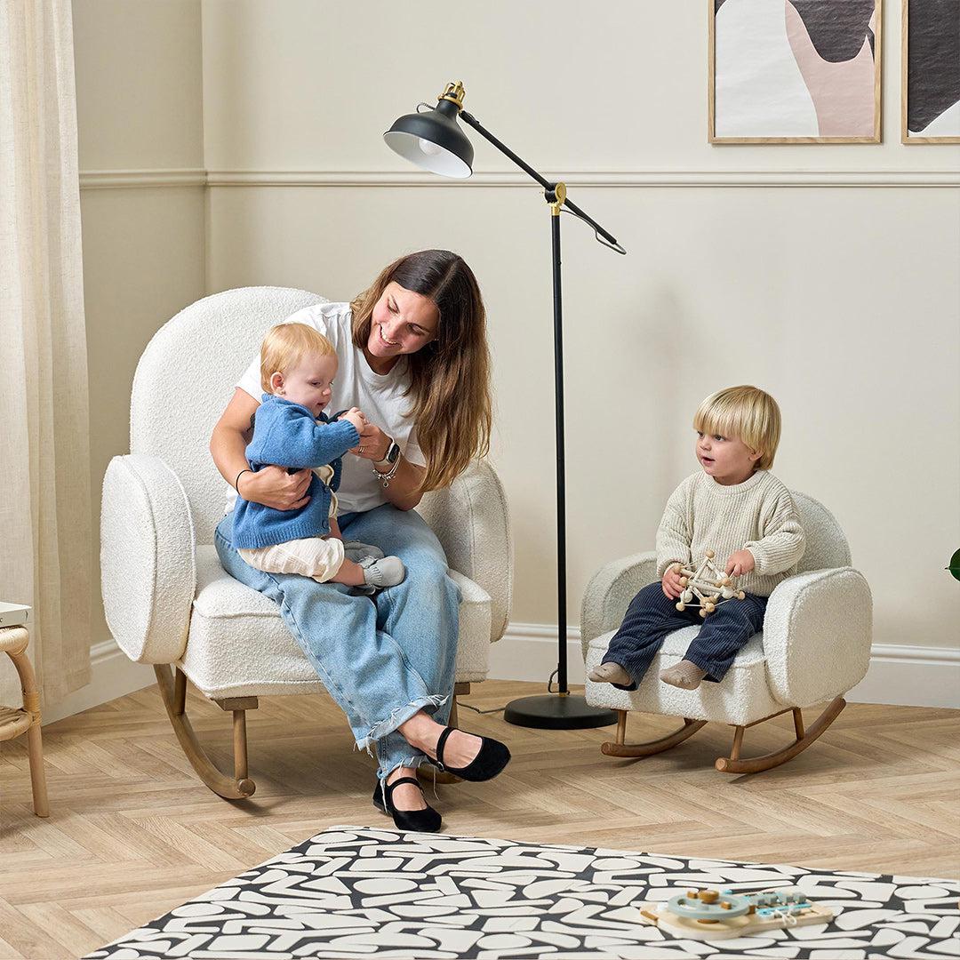Tutti Bambini Micah Mini Me Children's Rocking Chair - Fresh Cream