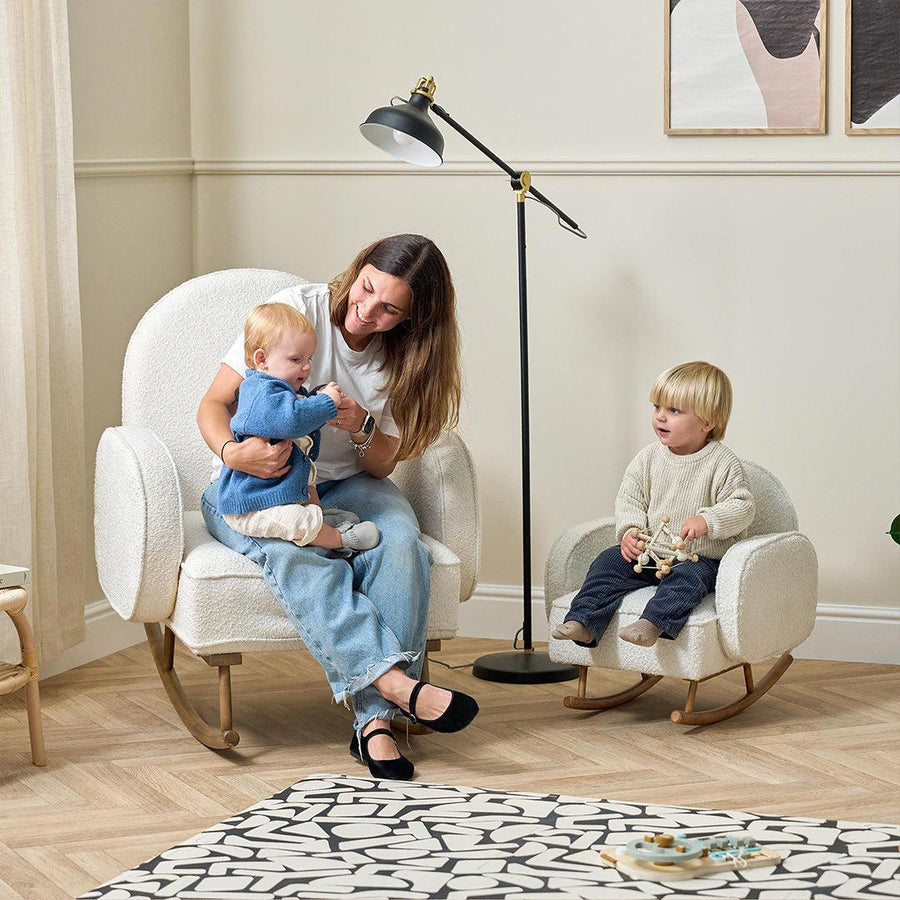 Tutti Bambini Micah Mini Me Children's Rocking Chair - Fresh Cream