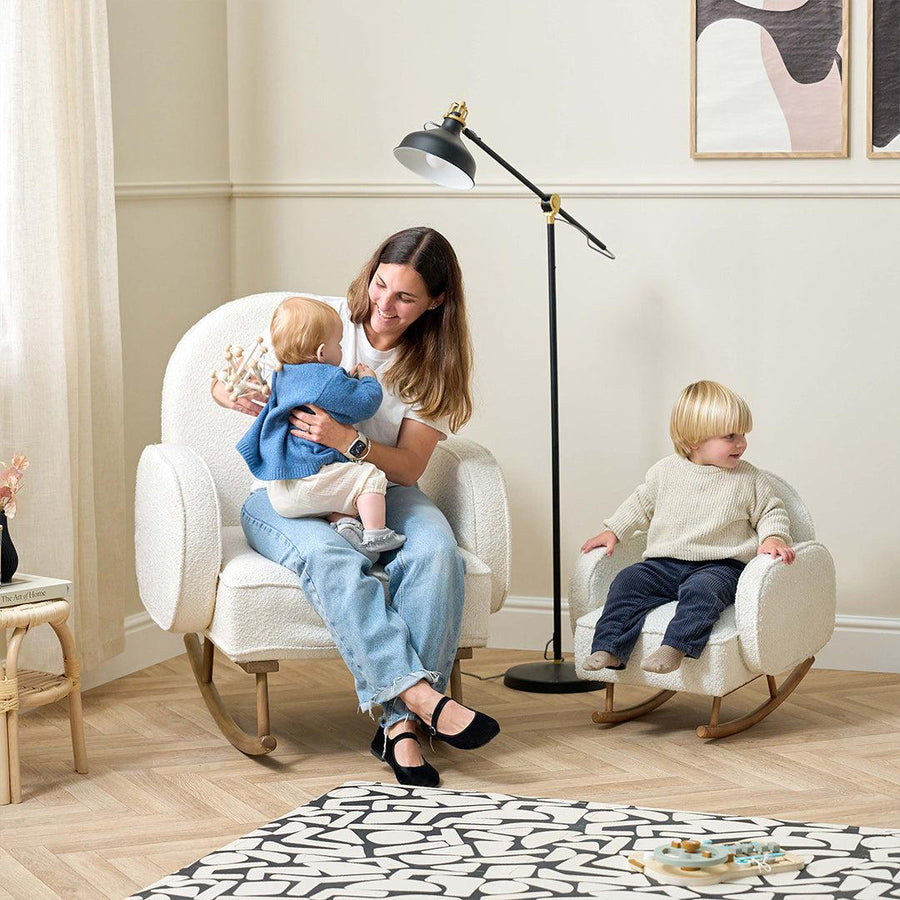 Tutti Bambini Micah Mini Me Children's Rocking Chair - Fresh Cream