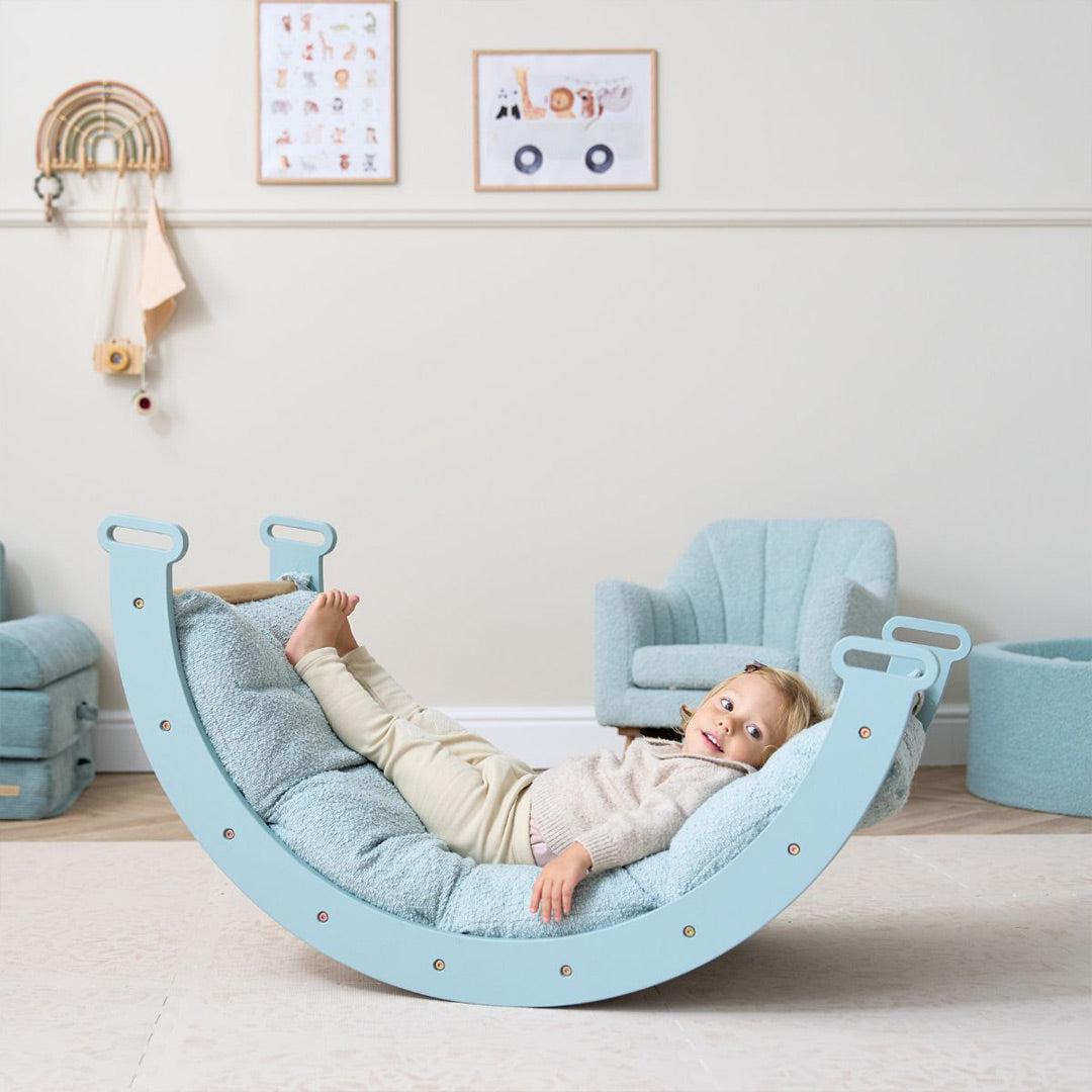 Tutti Bambini Scala Montessori Pikler Rocking Frame Cushion - Ocean St