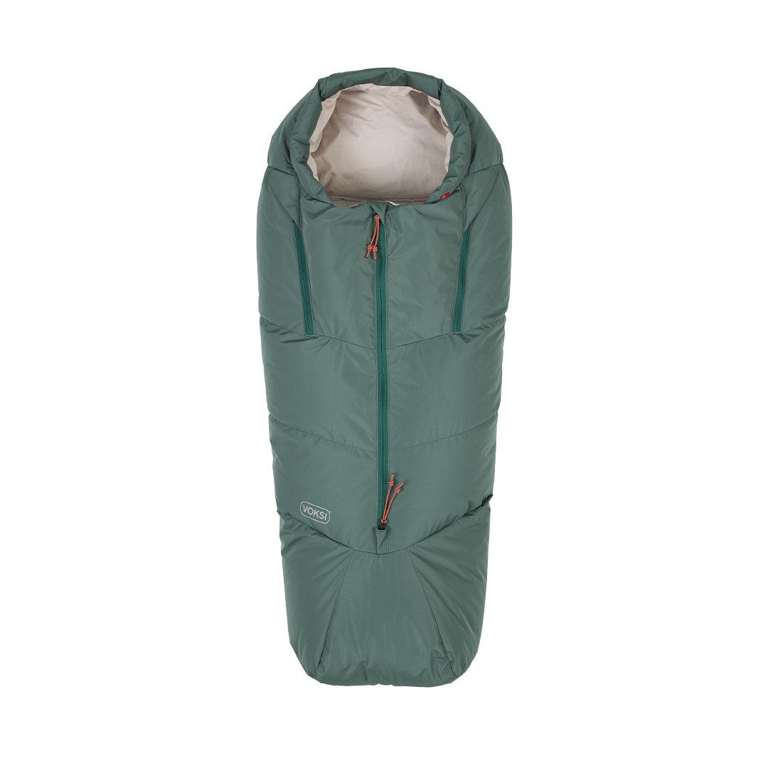 Voksi Adventure North Footmuff - Dark Sea Green - Seashell Sand