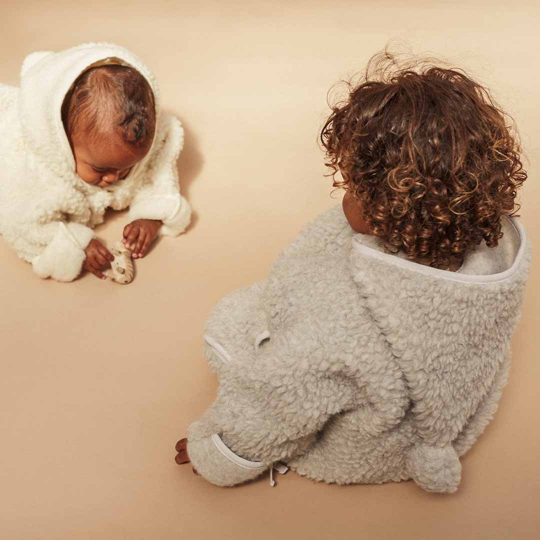 BINIBAMBA Merino Wool Snugglesuit - Cloud