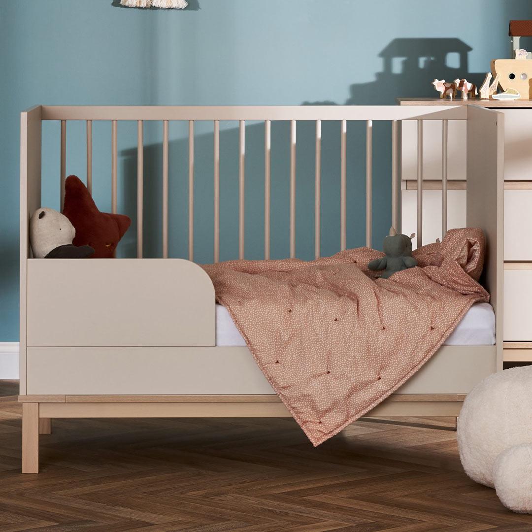 Obaby Astrid Mini Cot Bed - Satin | Natural Baby Shower