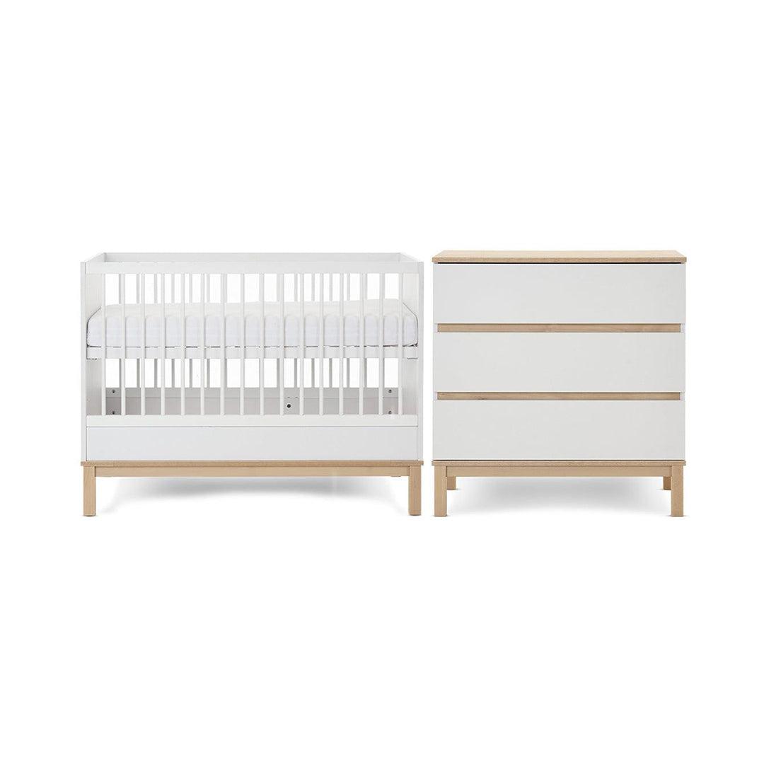Obaby Astrid Mini 2 Piece Room Set - White Nursery Sets | nelcom.org