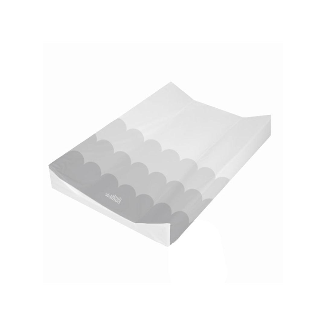 The Little Bumble Co. Anti Roll Changing Mat - Scallops - Grey Nursery ...